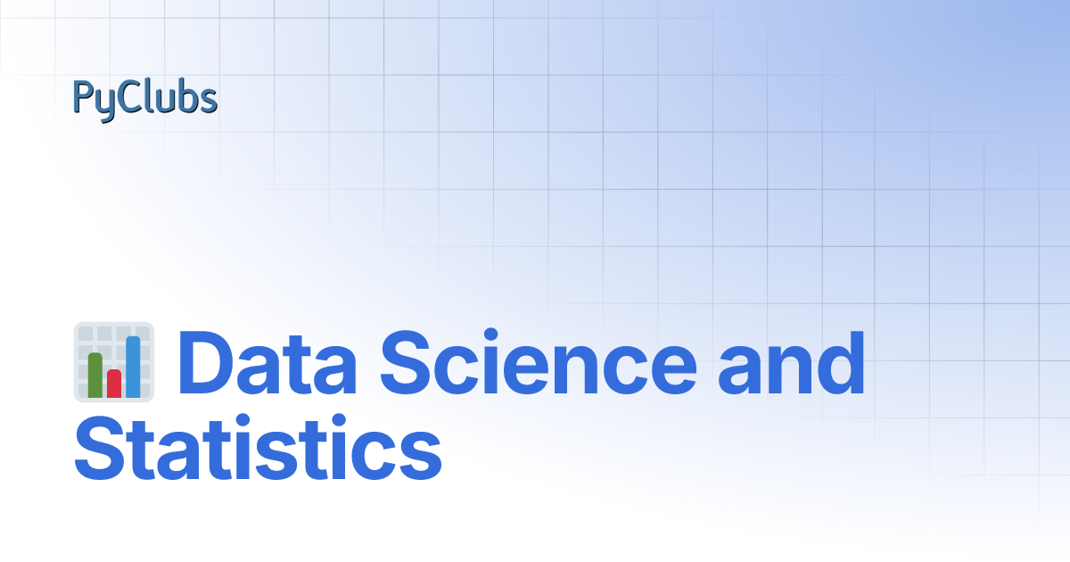 📊 Data Science and Statistics | Python across all Disciplines